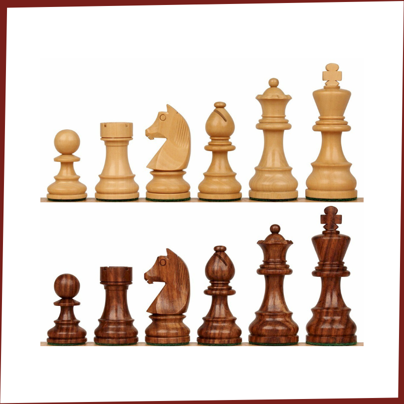 German Knight Staunton Series Chess Pieces – Chess'n'Boards