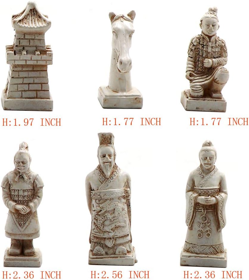 Chess Set | Classic Terracotta Warriors Retro Chess Wooden Chessboard ...