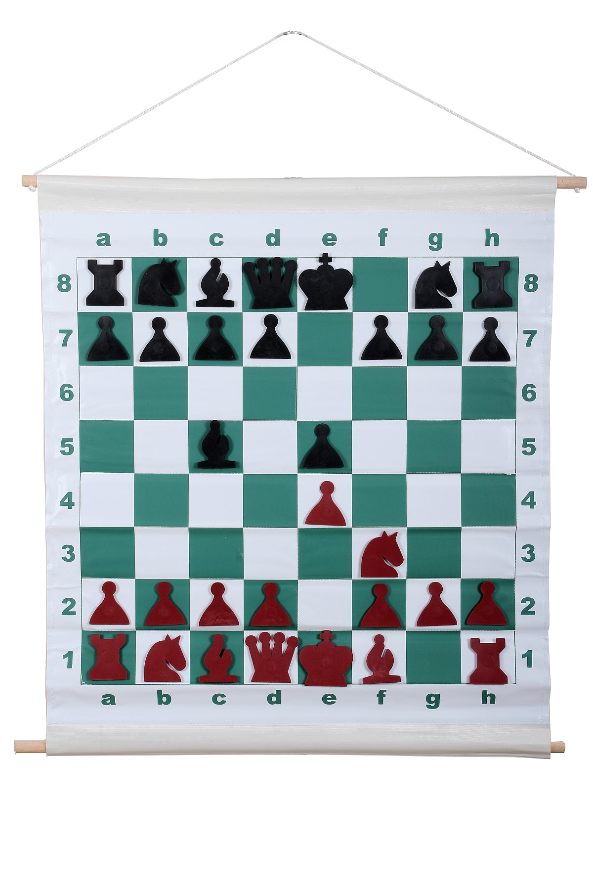 Magnetic Roll-Up Demonstration Chess Set 27" (68 cm) - board + pieces ...