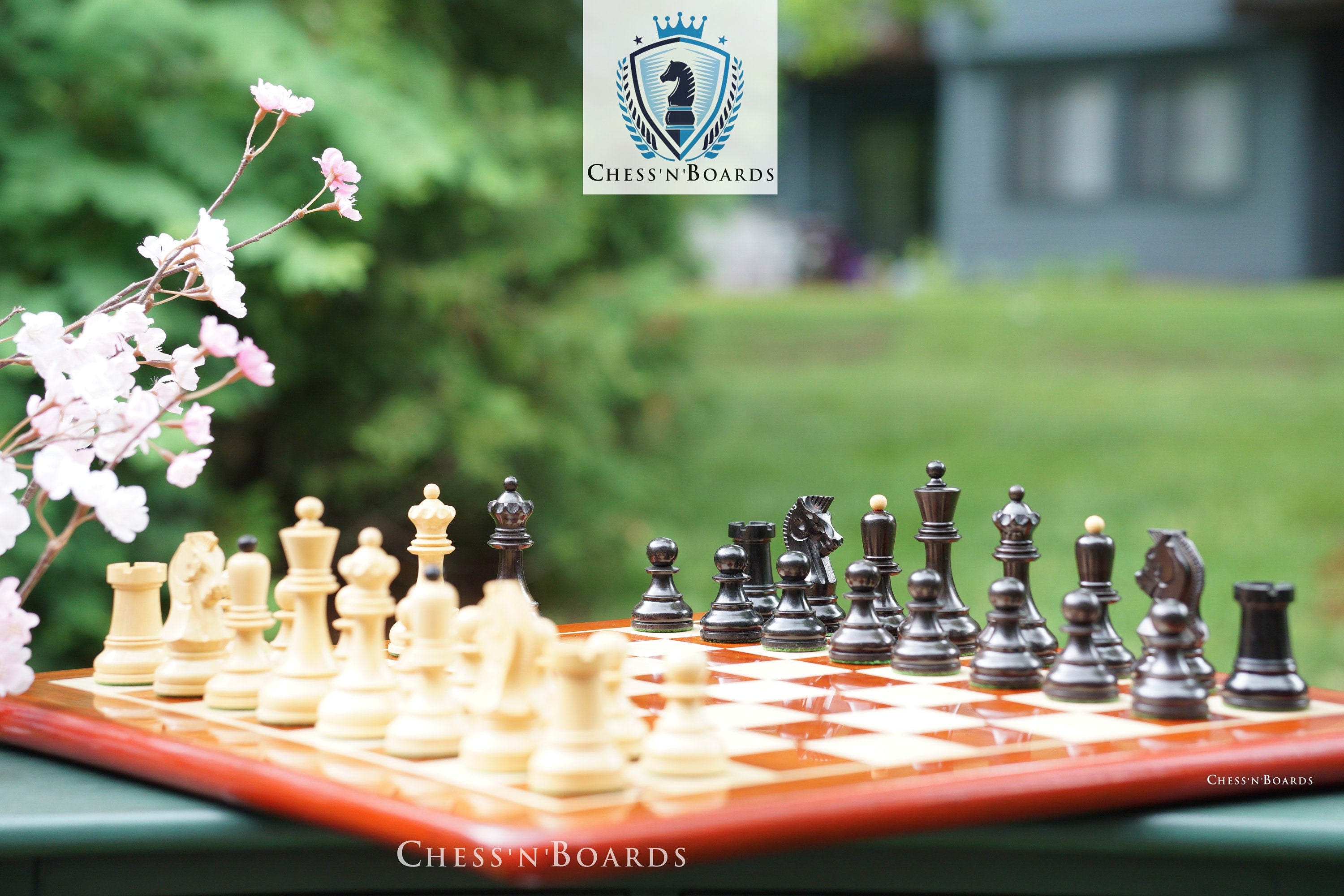Chess Set | New 1950 Dubrovnik Bobby Fischer Chess Pieces with Chessbo ...